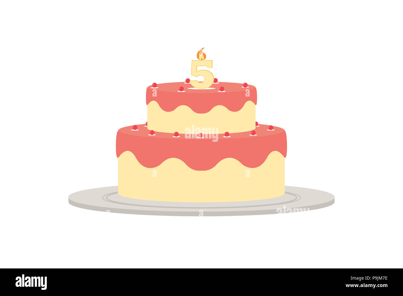 Five tier cake Cut Out Stock Images & Pictures - Alamy