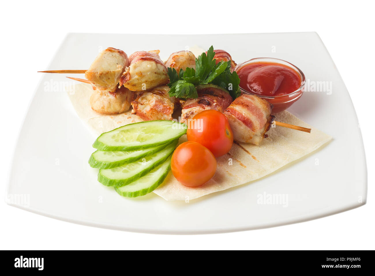 Chicken vegetable sauce in Cut Out Stock Images & Pictures - Alamy