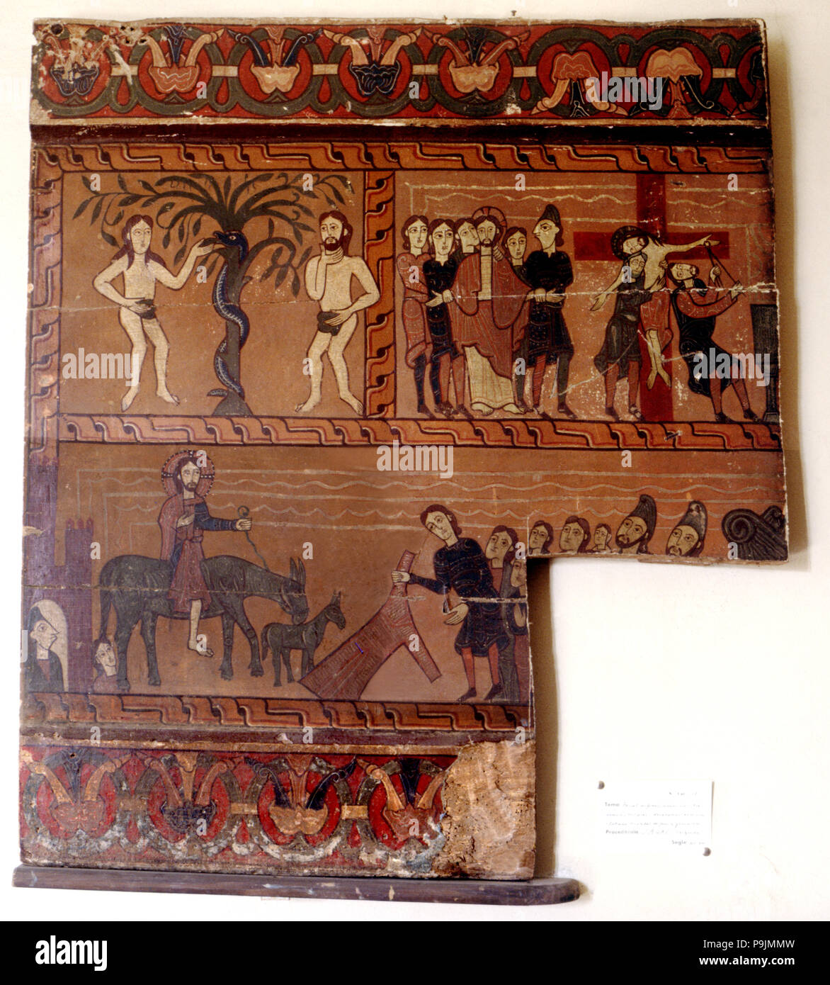 Table of 12th century from Sagas with Adam and Eve and the death of ...