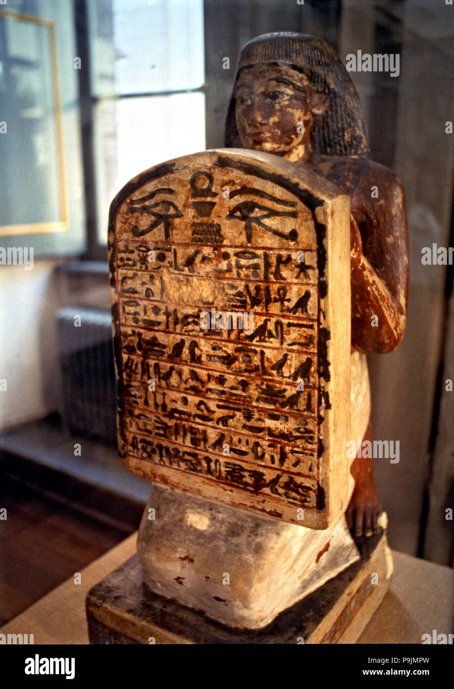 Hymn to the god Ra in a stela by Amenope, craftsman from Deir el Medina ...