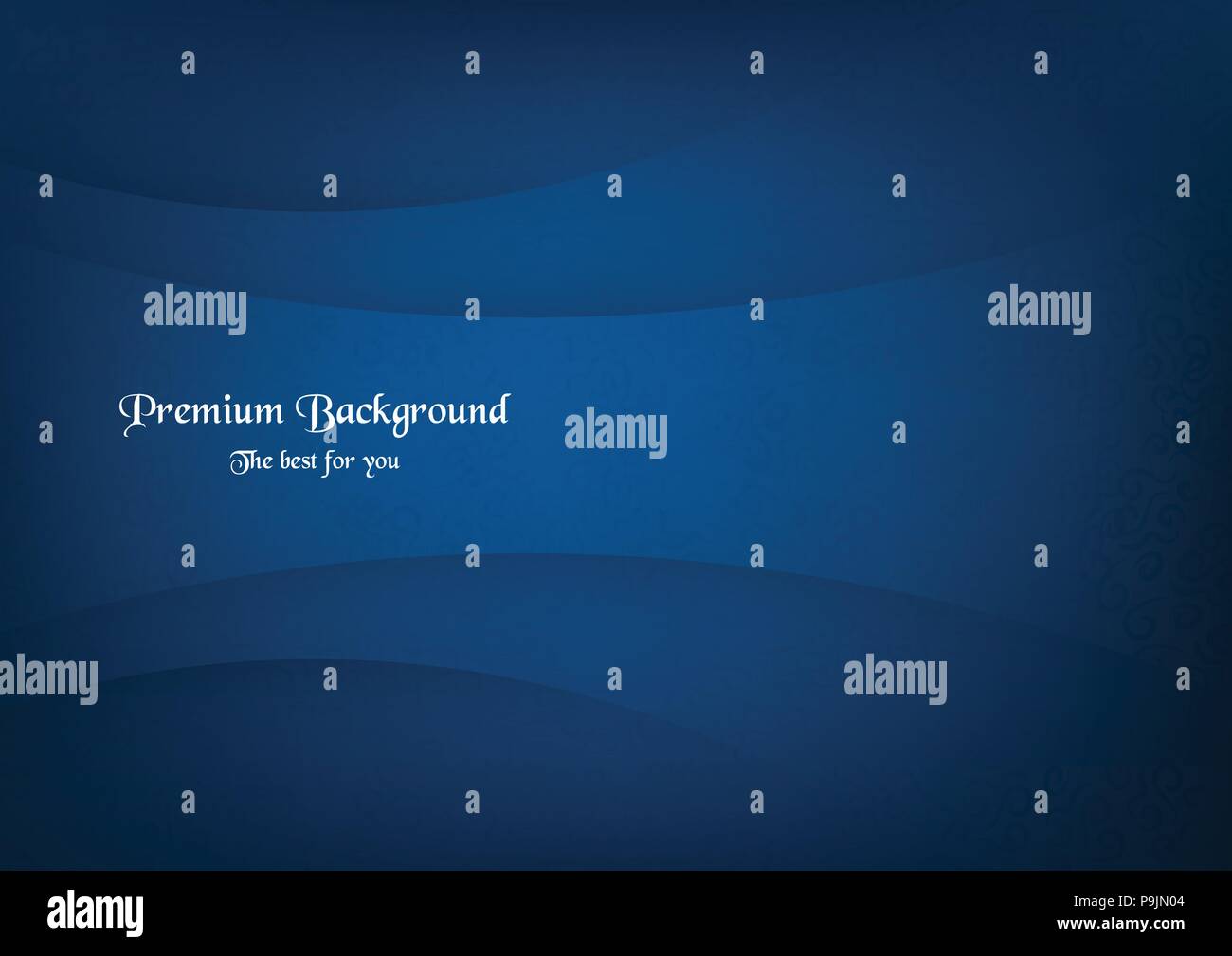 Abstract blue premium background with copy space Stock Vector Image ...