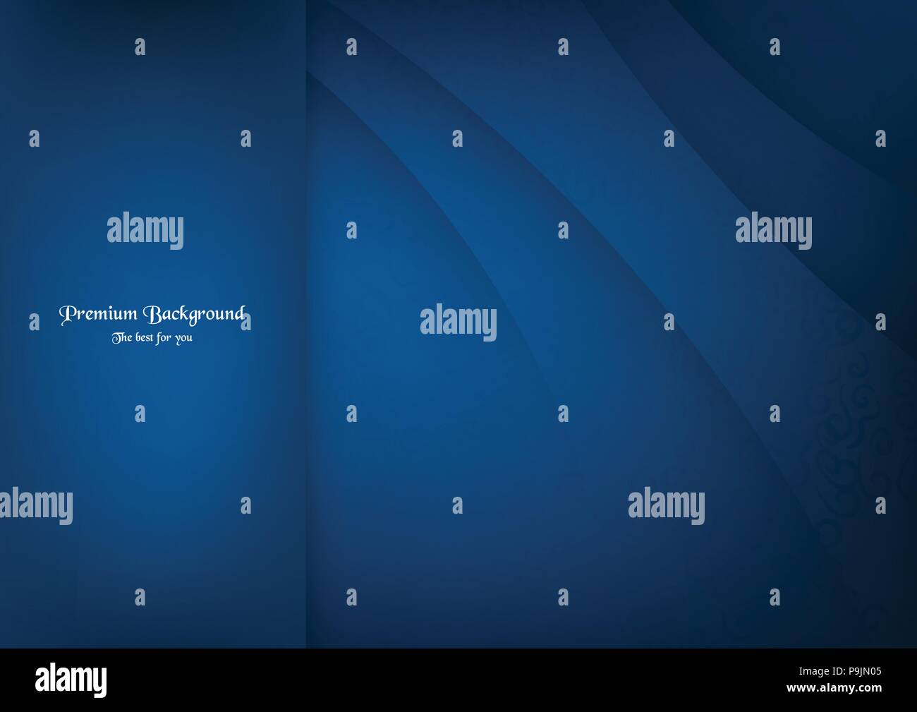 Abstract blue premium background with copy space Stock Vector Image ...