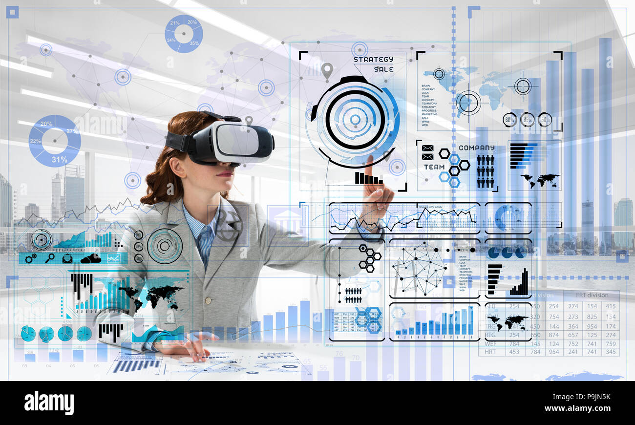 Using modern technologies Stock Photo - Alamy