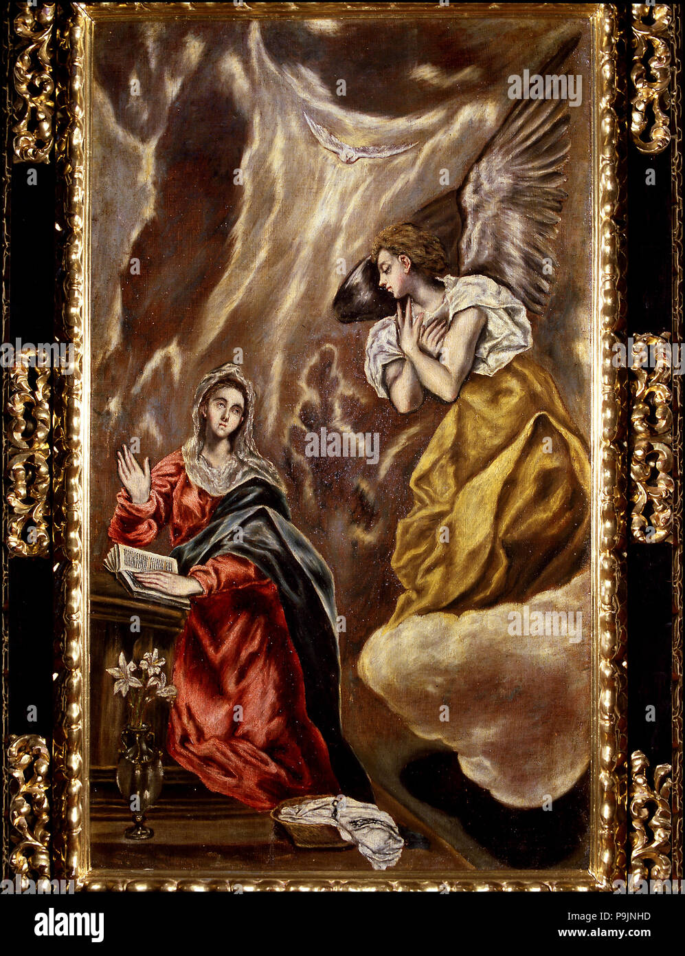 The Annunciation' by El Greco Stock Photo - Alamy