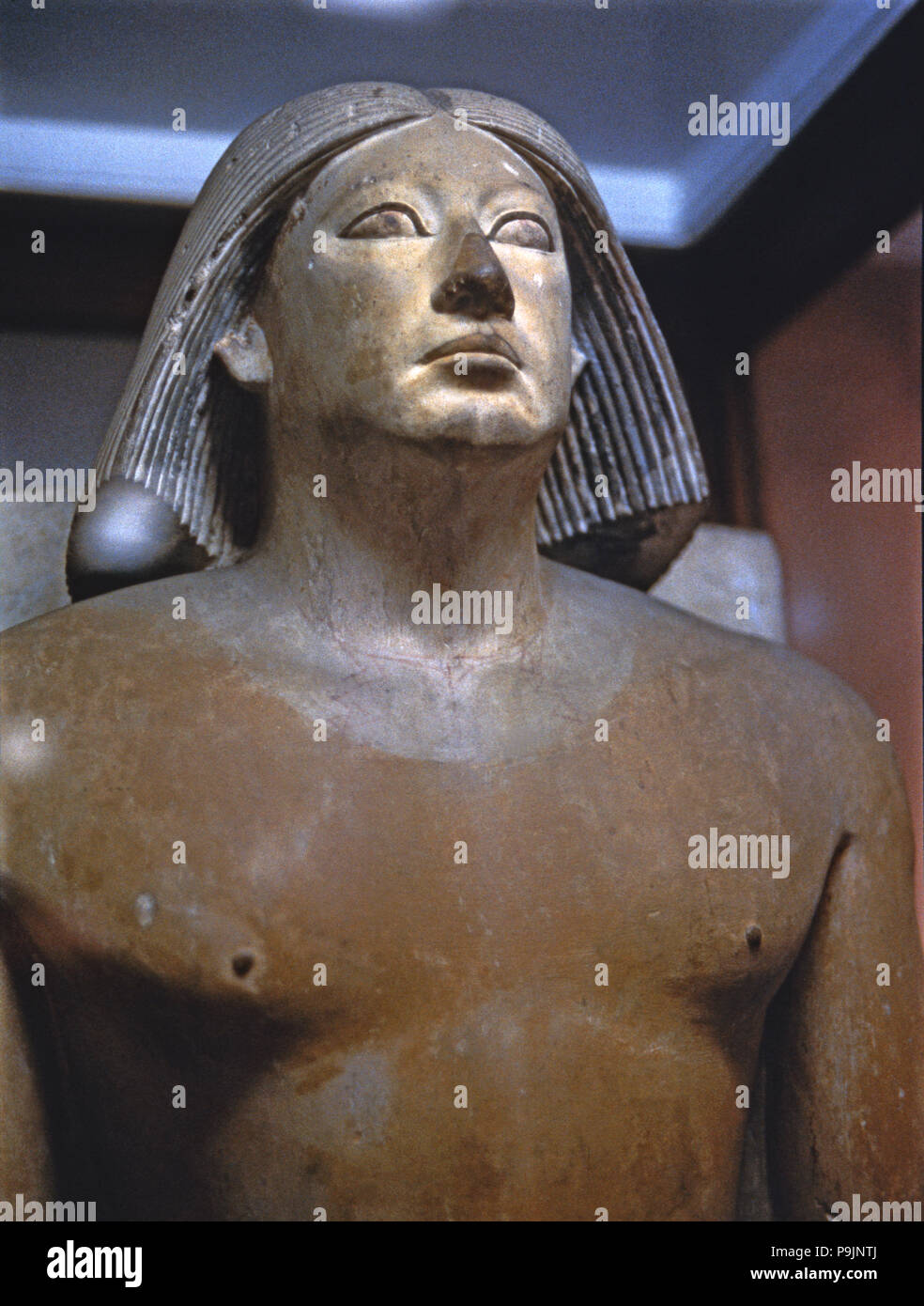 Statue of priest Ranofer Stock Photo - Alamy