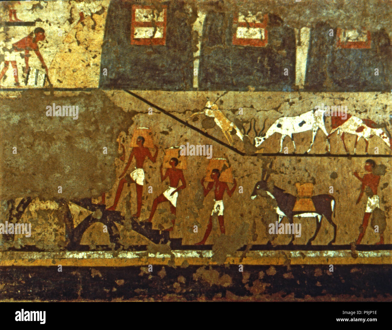 Egyptian agriculture 2000 bc hi-res stock photography and images - Alamy