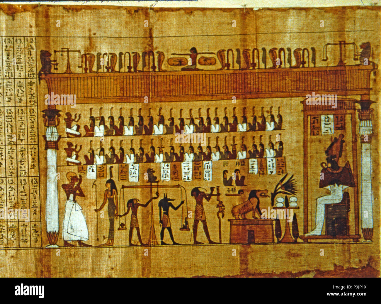 Egyptian judgment scene hi-res stock photography and images - Alamy