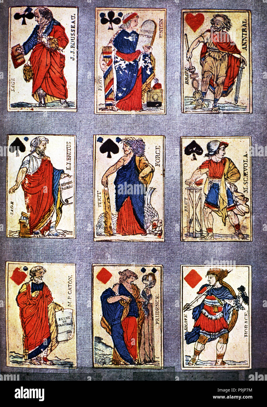 French playing cards hi-res stock photography and images - Alamy