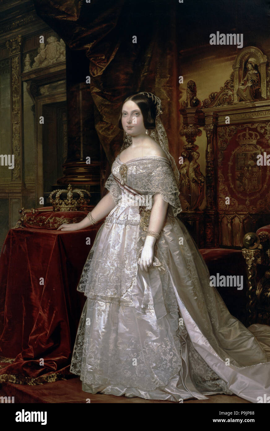 Oil painting queen elizabeth hi-res stock photography and images - Alamy