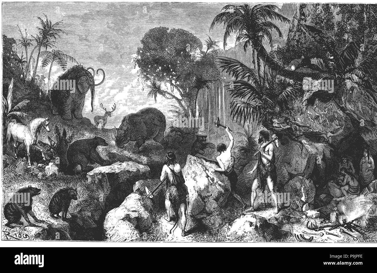 Primitive men hi-res stock photography and images - Alamy