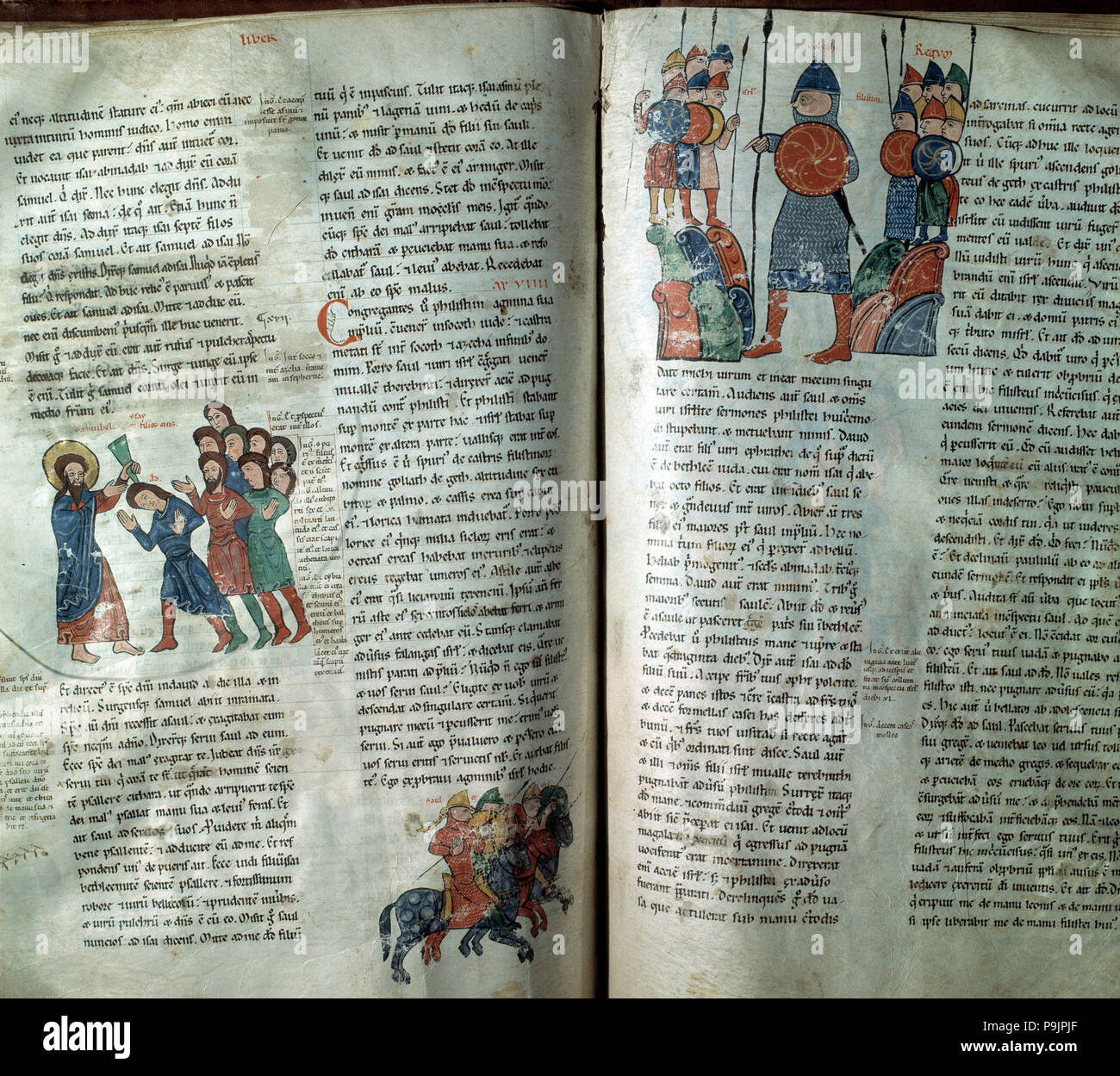 12th century bible located in the library of the Royal Collegiate ...