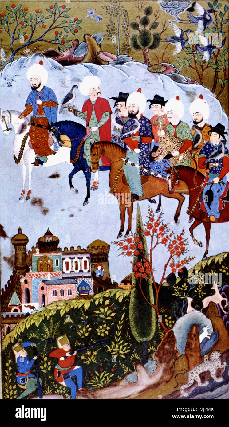 Persian miniature falcon hi-res stock photography and images - Alamy