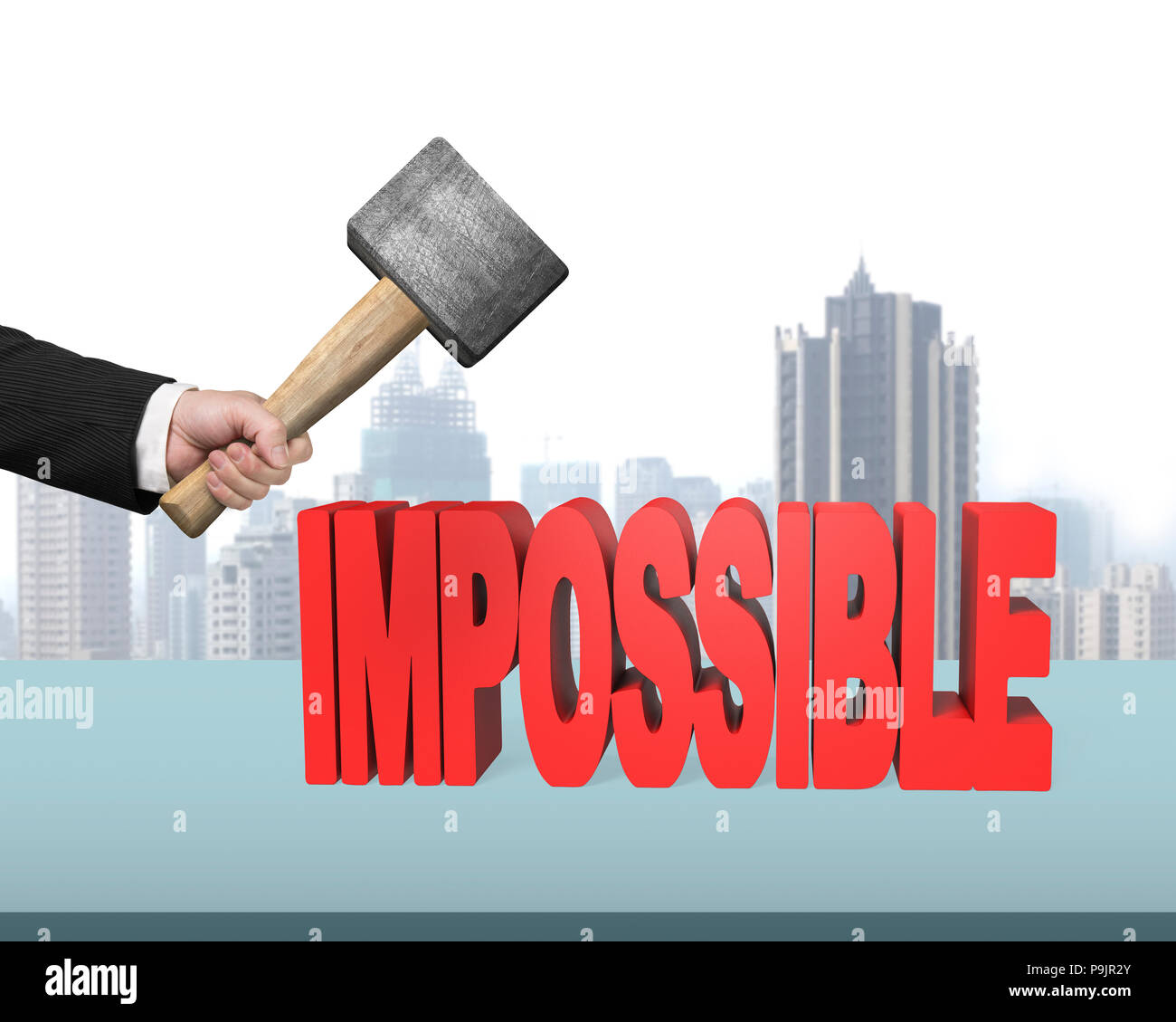 Breakthrough hammer hi-res stock photography and images - Alamy