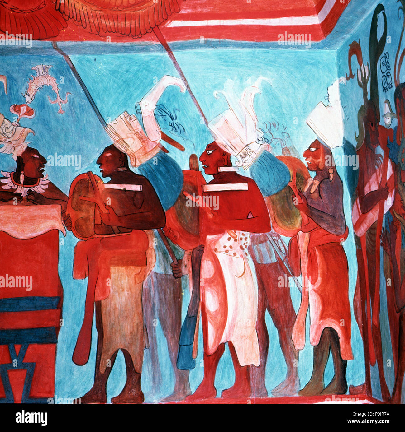 Bonampak painting maya hi-res stock photography and images - Alamy