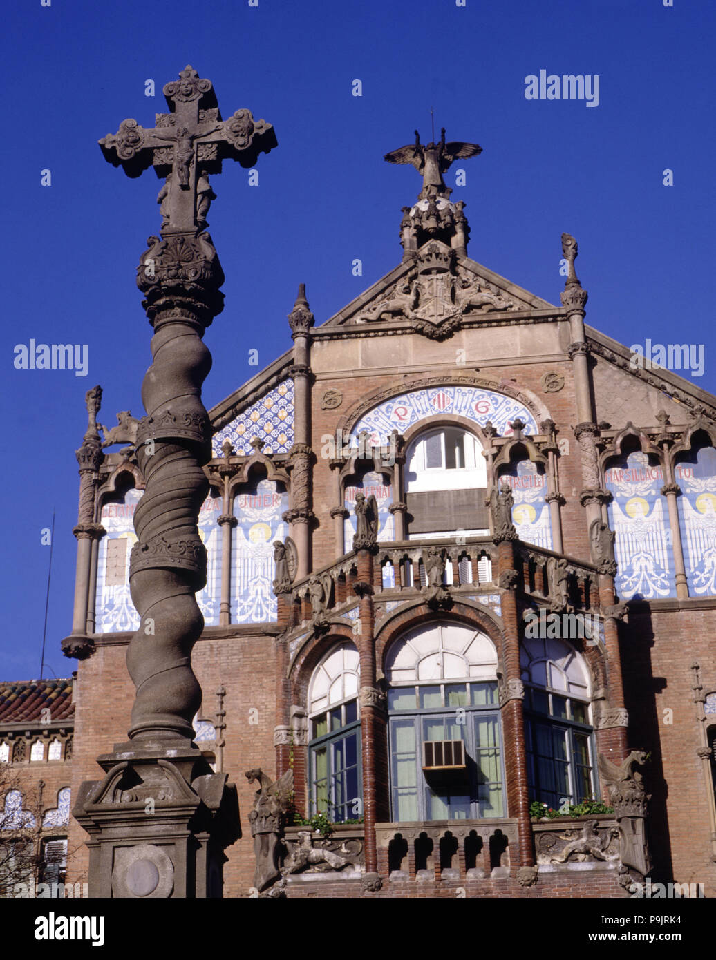 Hospital of San Pablo, designed by Lluis Domenech i Montaner (1850-1923 ...