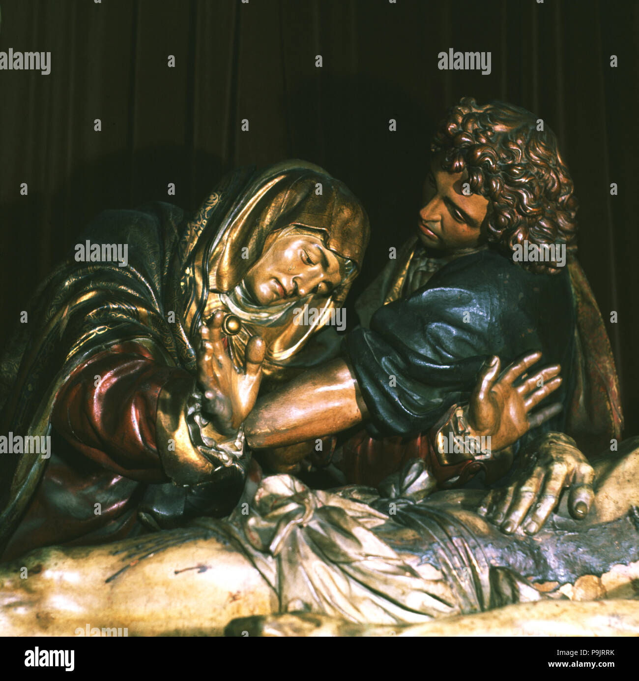 'The Holy burial', detail, by Juan de Juni Stock Photo - Alamy