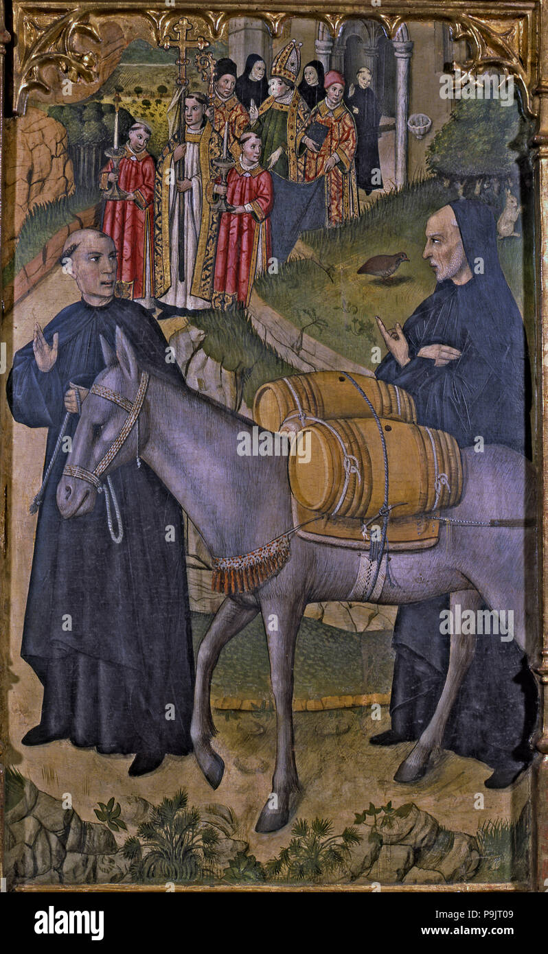 'Moving of the relics of Saints Abdon and Senen' side table of the ...