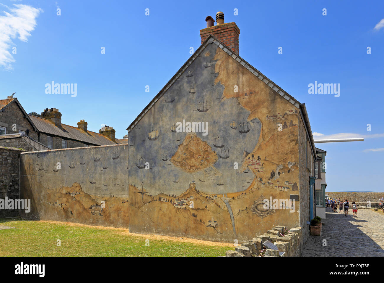 Map of cornwall england hi-res stock photography and images - Alamy