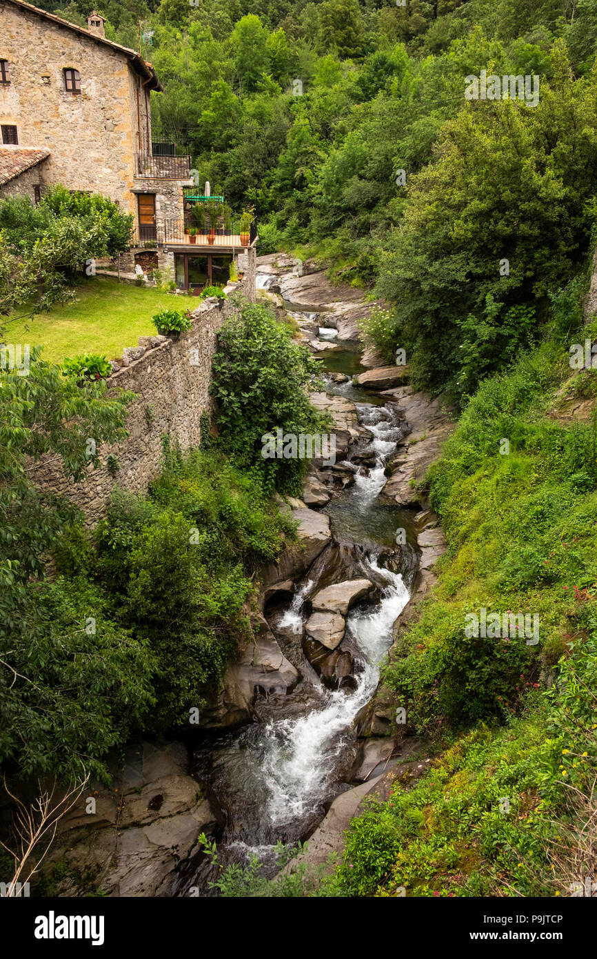 The river Beget as it flows through the village of the same name, Beget ...