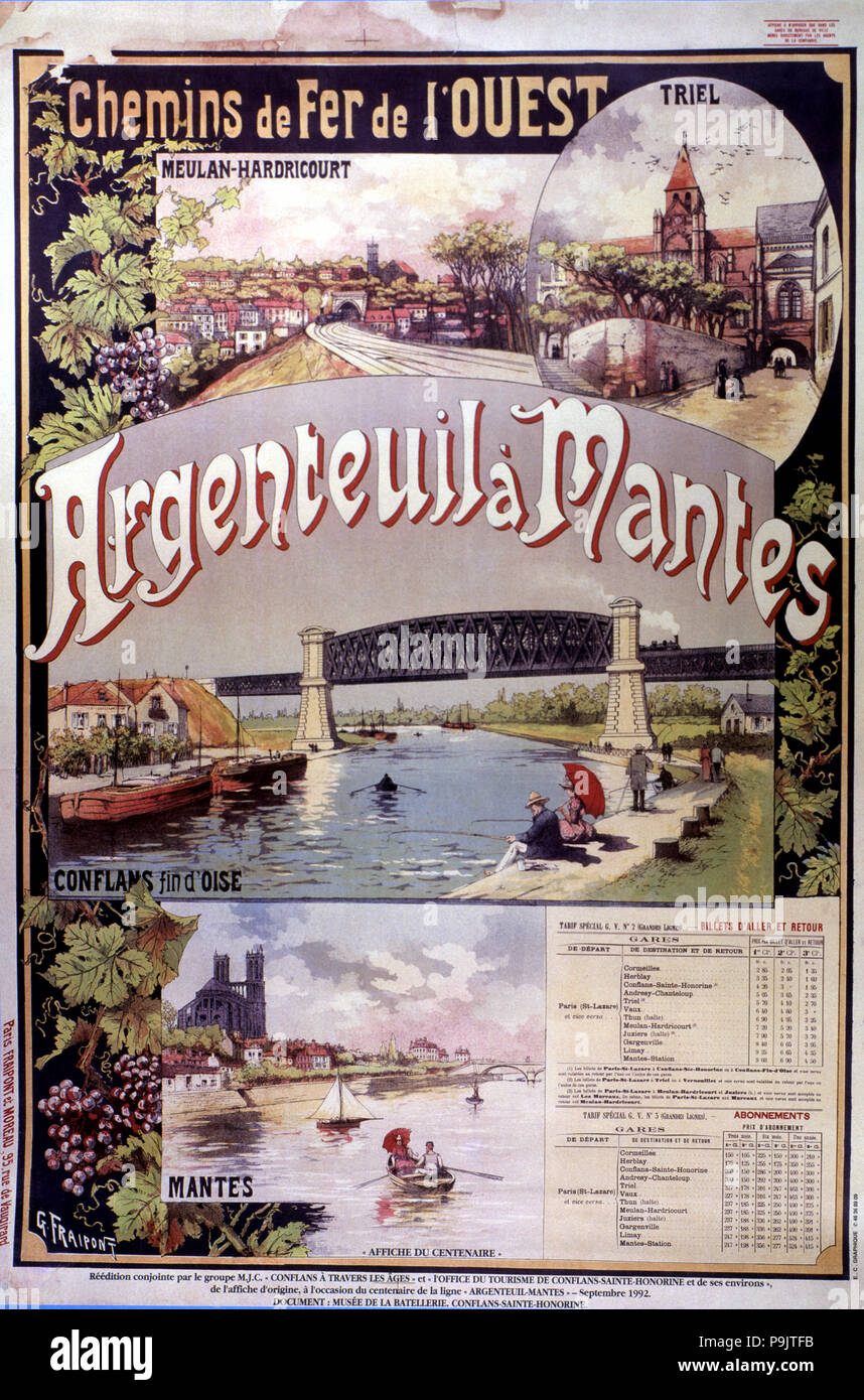 French advertising posters hi-res stock photography and images - Alamy