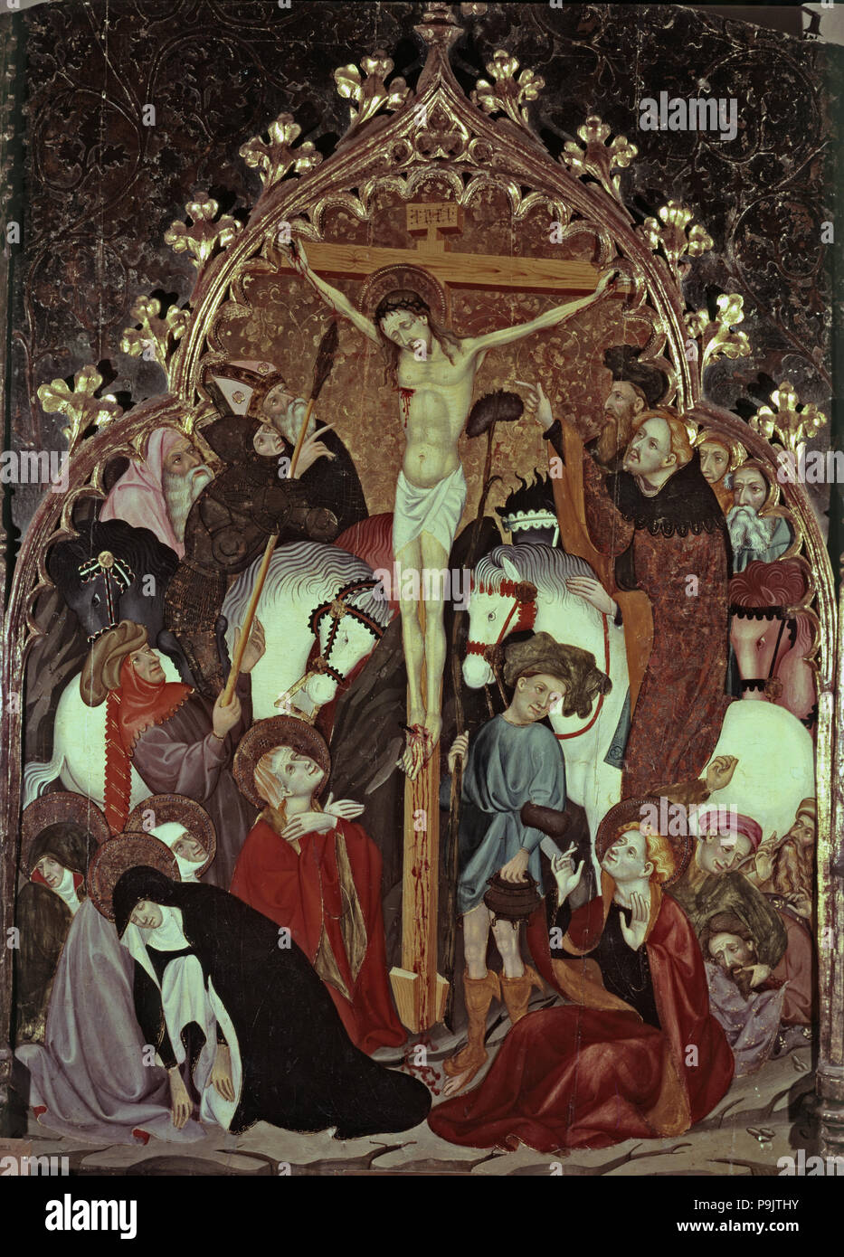 The Calvary', end of the altarpiece of Saint Francis and the Franciscan ...