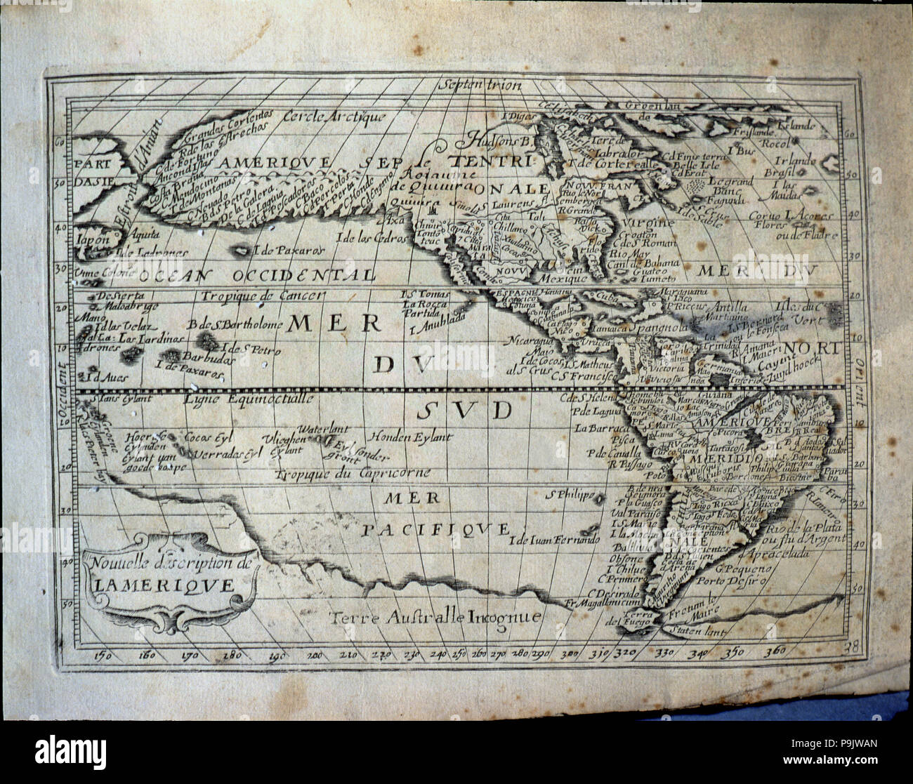 Map of americas 16th century hi-res stock photography and images - Alamy