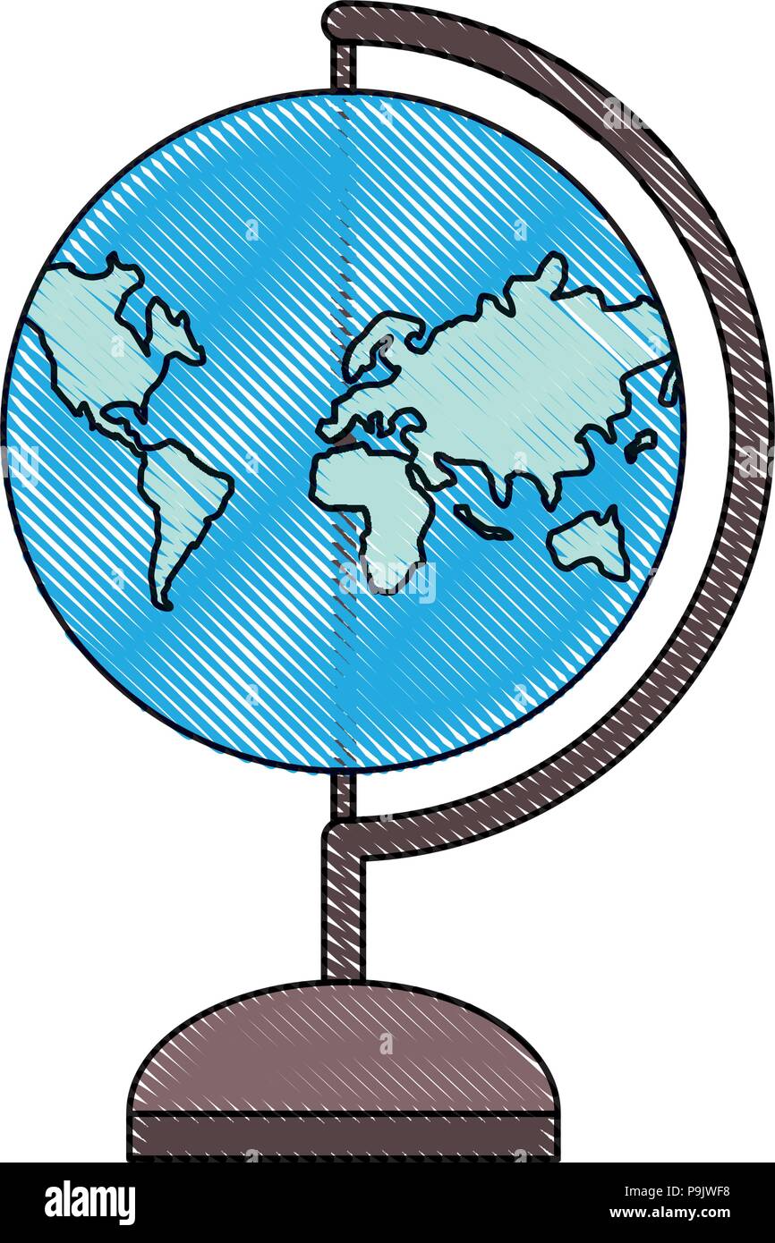 geography tool icon over white background, vector illustration Stock ...