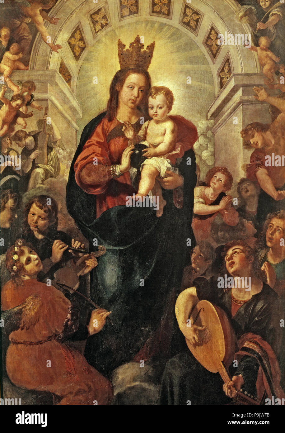 'Virgin of Portacoeli' by Francisco Ribalta Stock Photo - Alamy