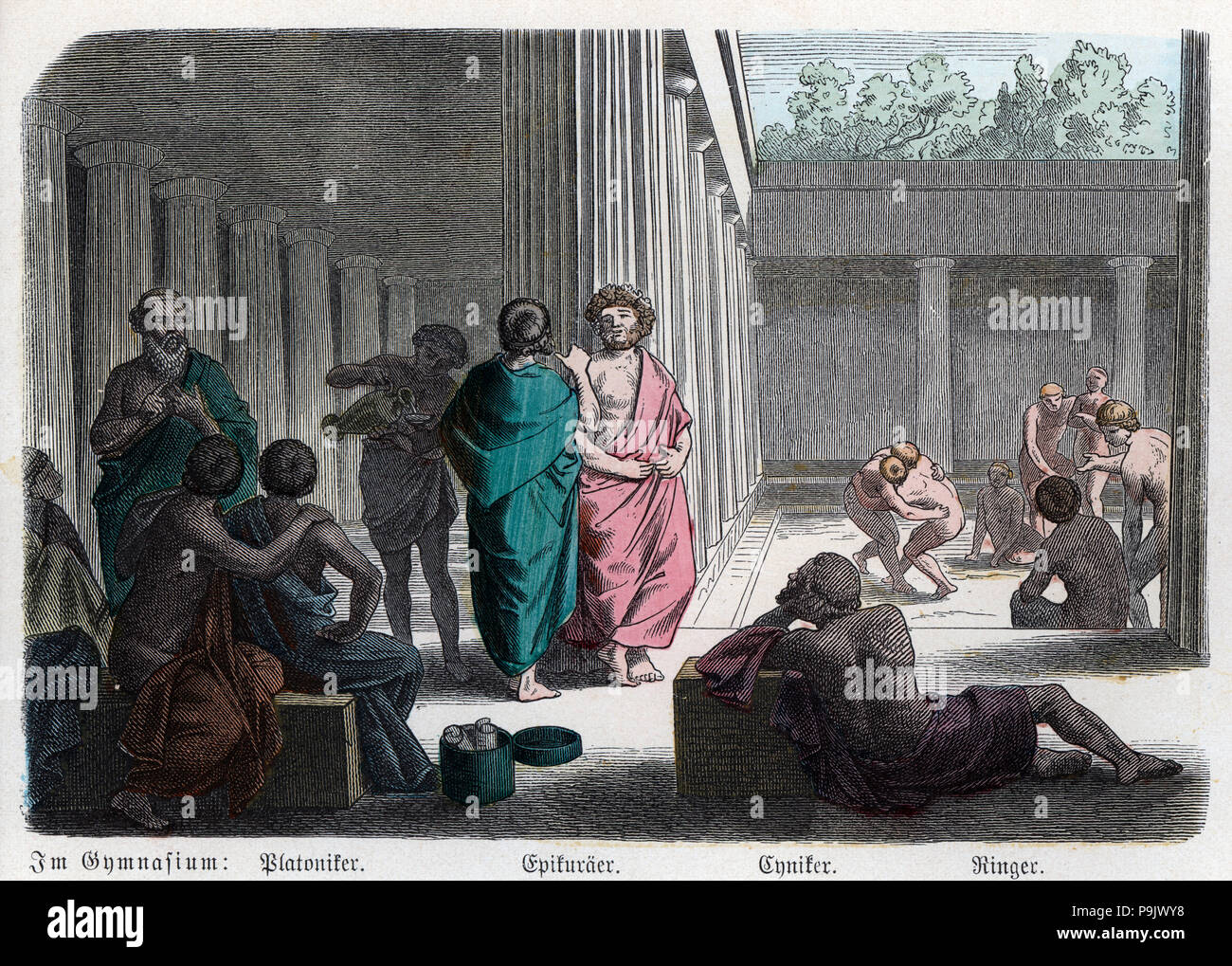 Ancient History. Greece. Platonists, Epicureans and Cynics: athletic ...