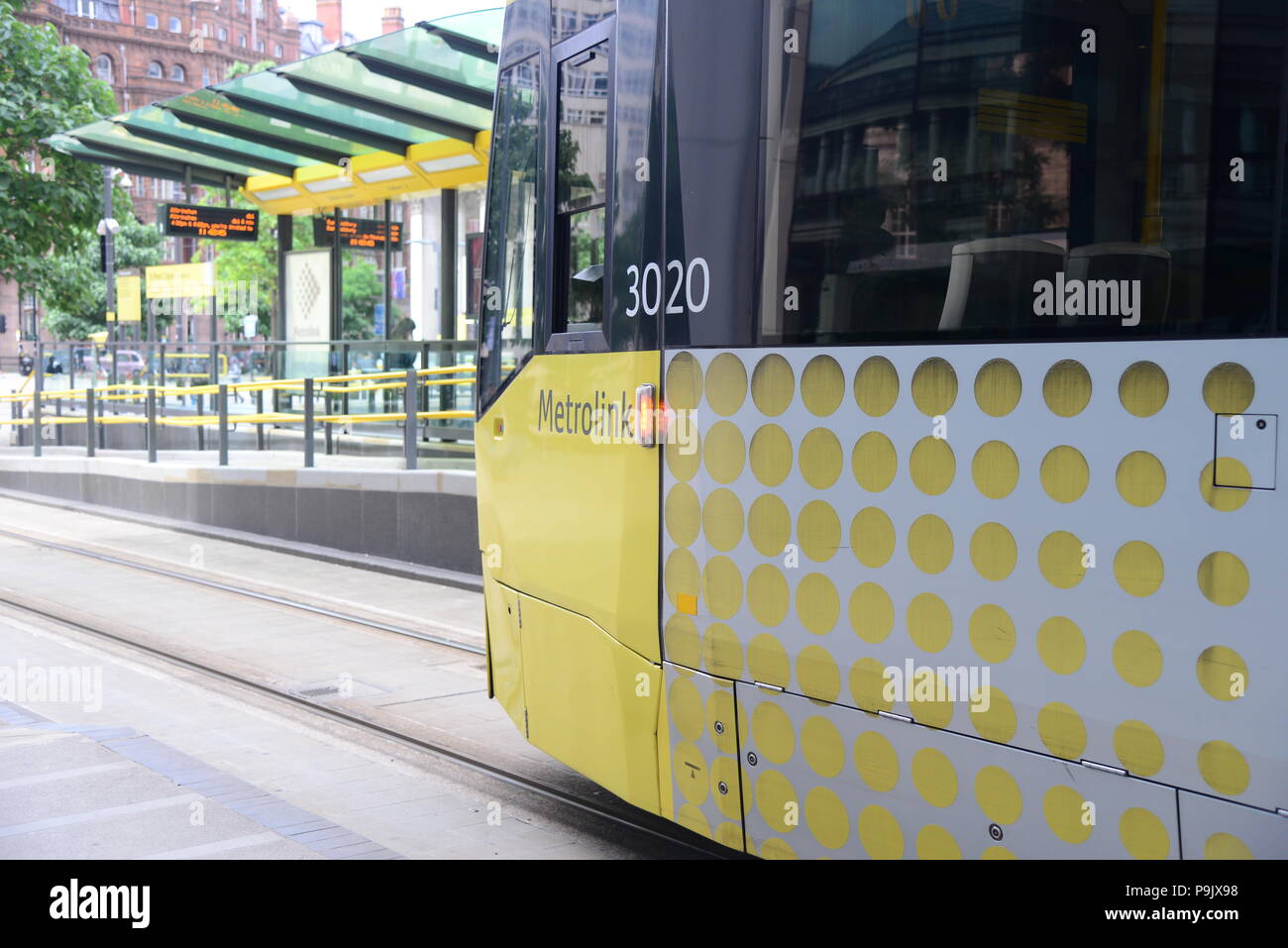 Manchester trams hi-res stock photography and images - Alamy