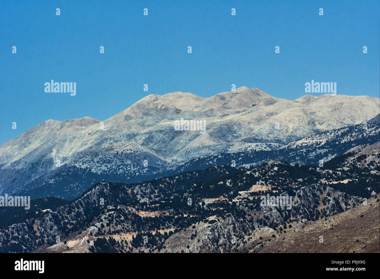 Lefka Ori - White Mountains on the island of Crete Stock Photo - Alamy