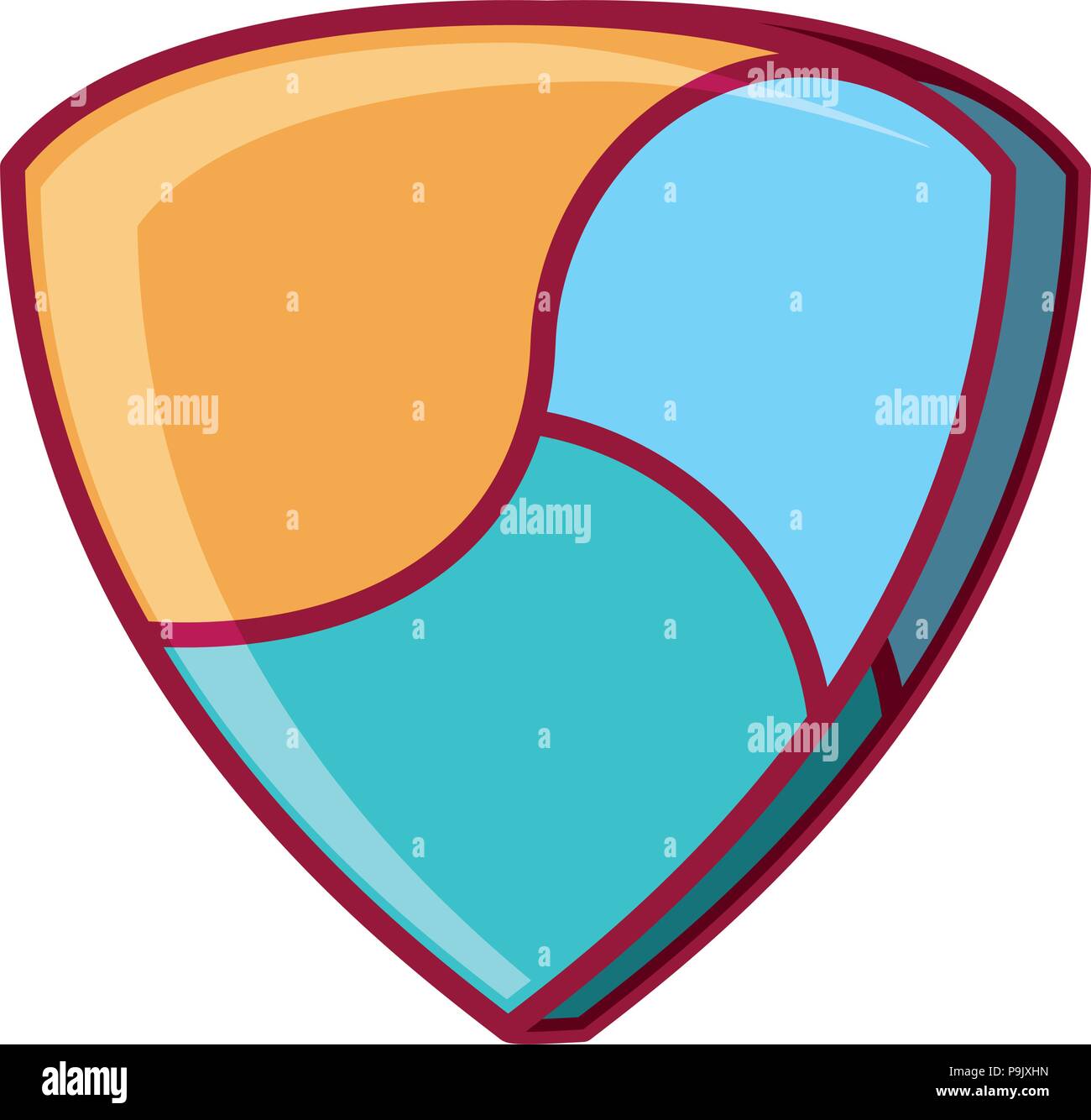 nem symbol icon over white background, vector illustration Stock Vector ...