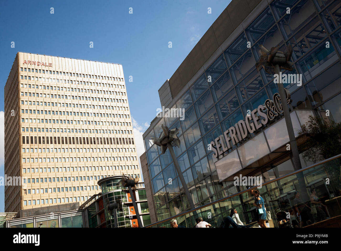 Exchange Square, Manchester Stock Photo - Alamy