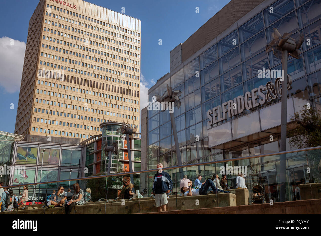 Exchange Square, Manchester Stock Photo - Alamy