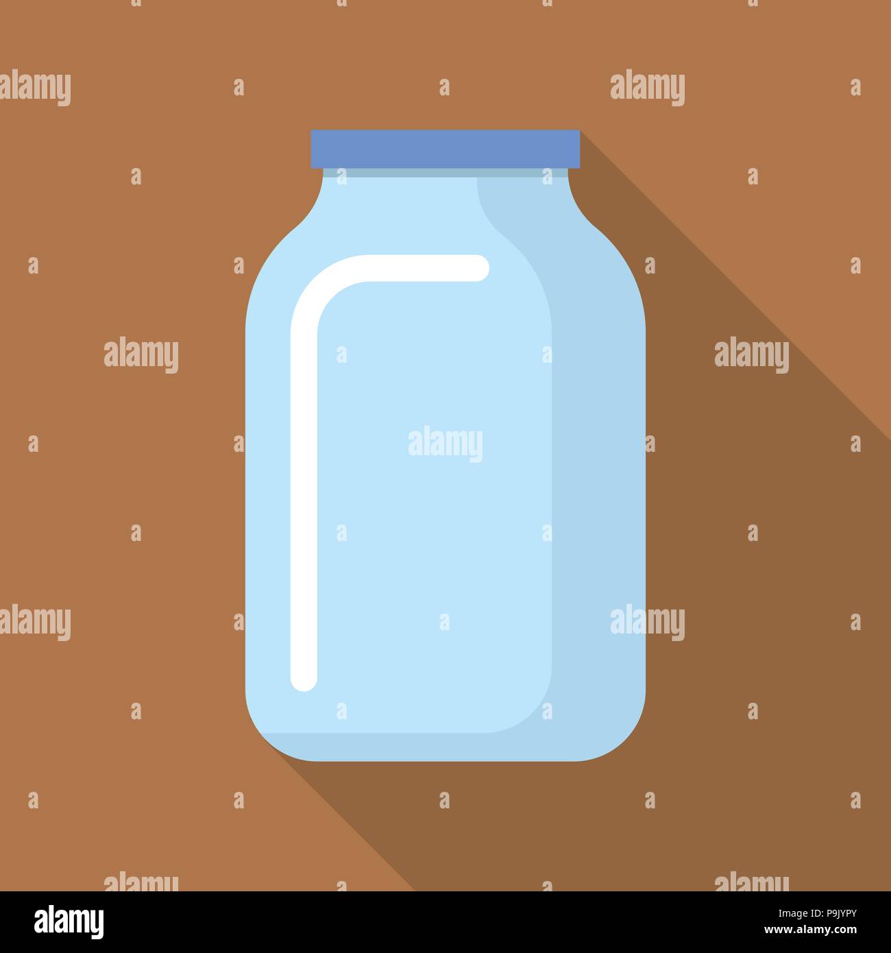 Empty jar with cork Stock Vector Images - Alamy