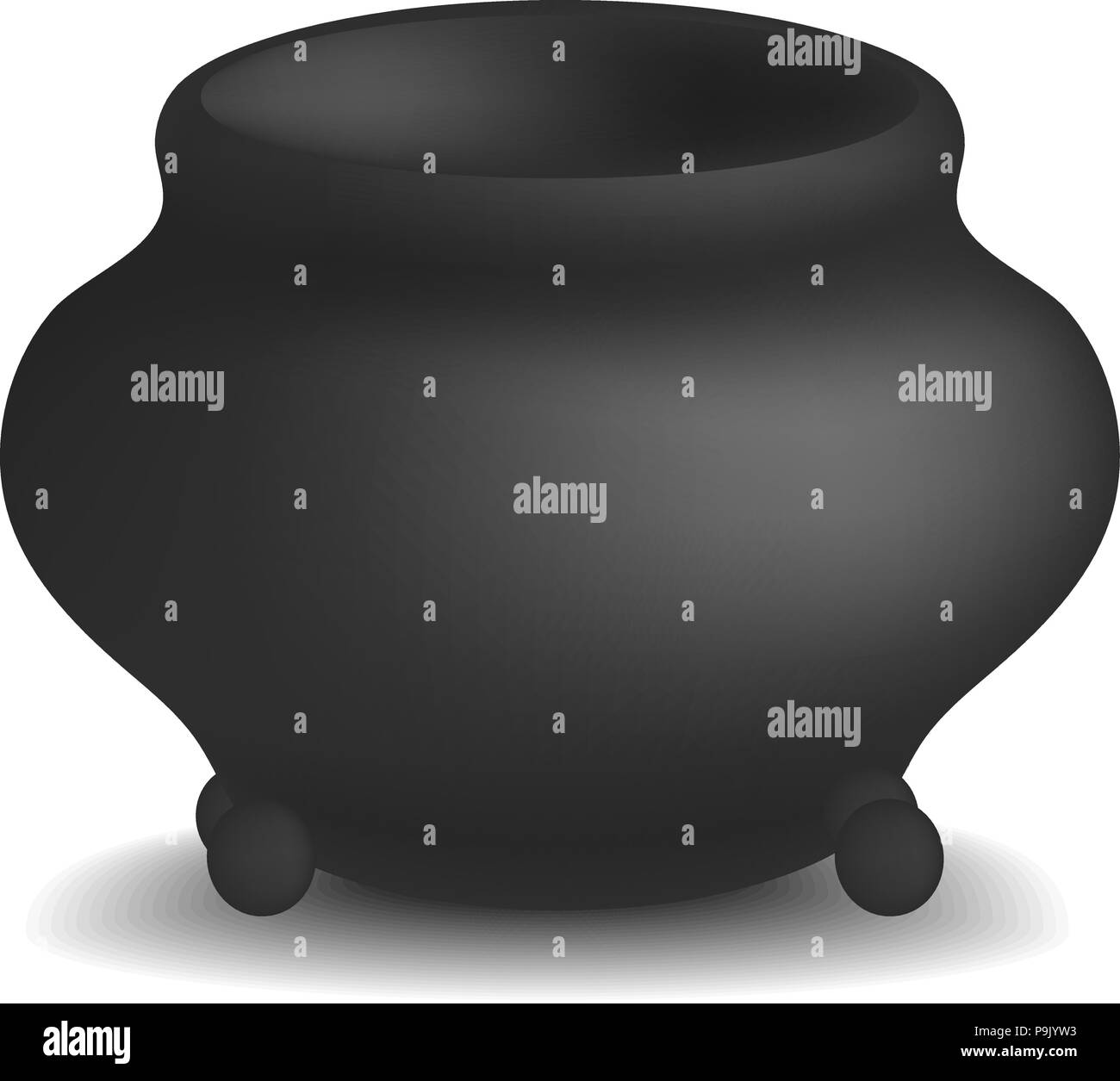 Cauldron pot mockup, realistic style Stock Vector Image & Art - Alamy