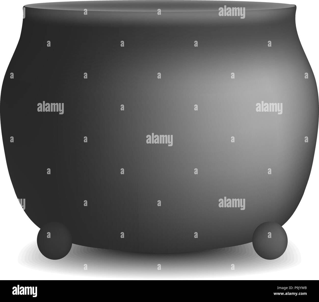 Big cauldron mockup, realistic style Stock Vector Image & Art - Alamy