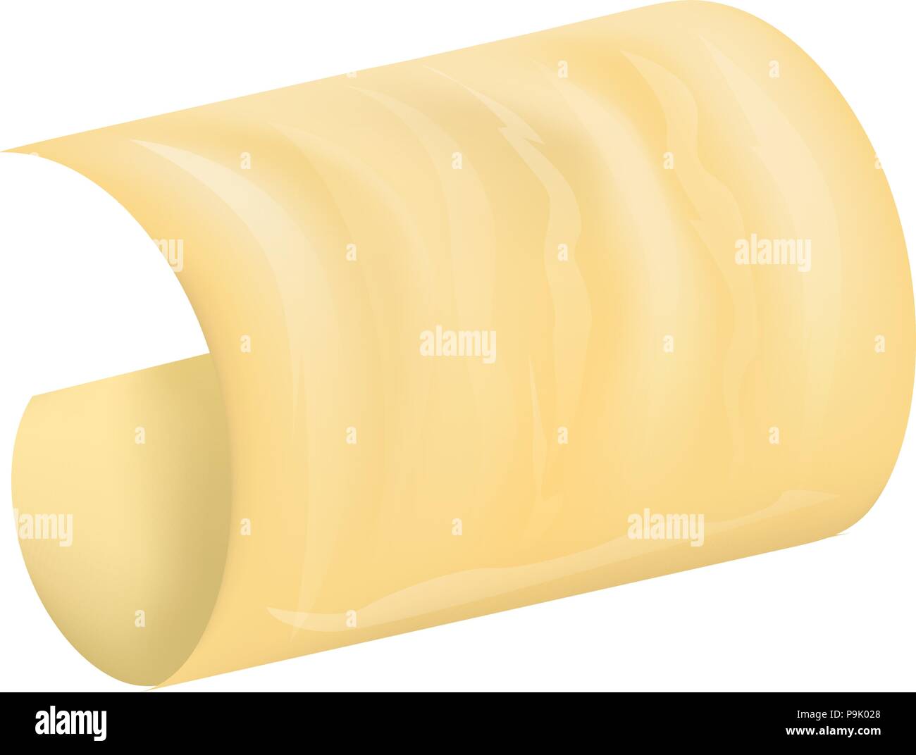 Slice of butter mockup, realistic style Stock Vector Image & Art - Alamy