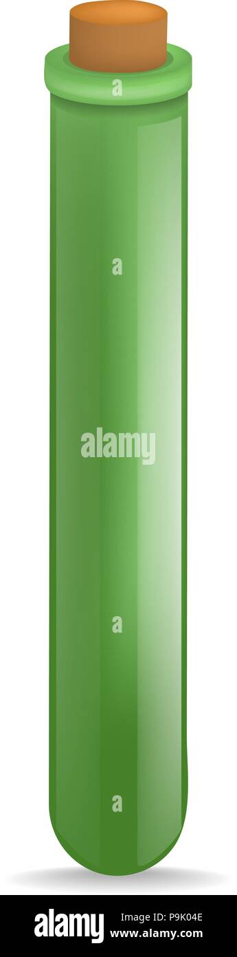 Green test tube mockup, realistic style Stock Vector Image & Art - Alamy