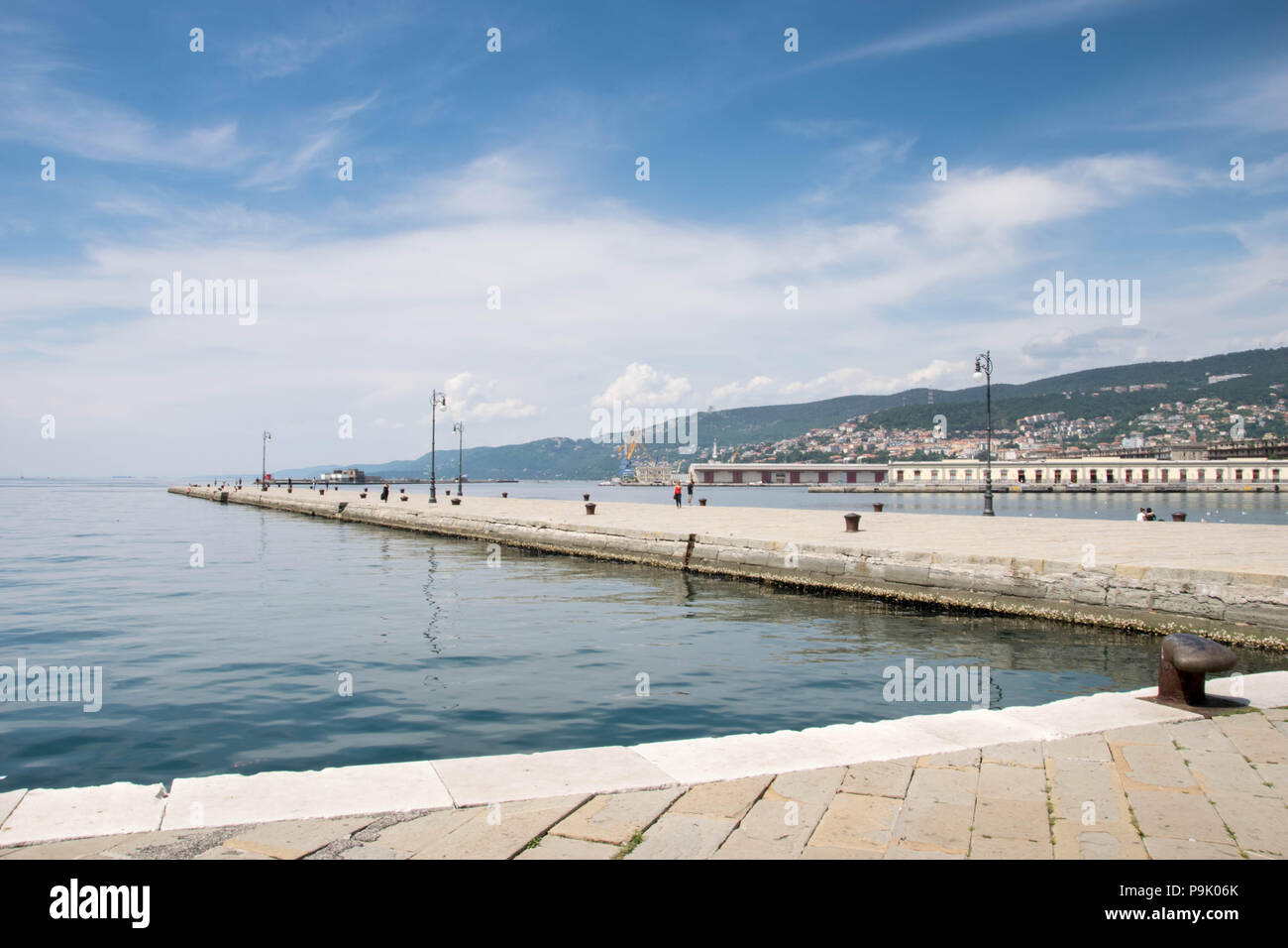 Europe, Italy, Trieste - Molo Audace Stock Photo - Alamy