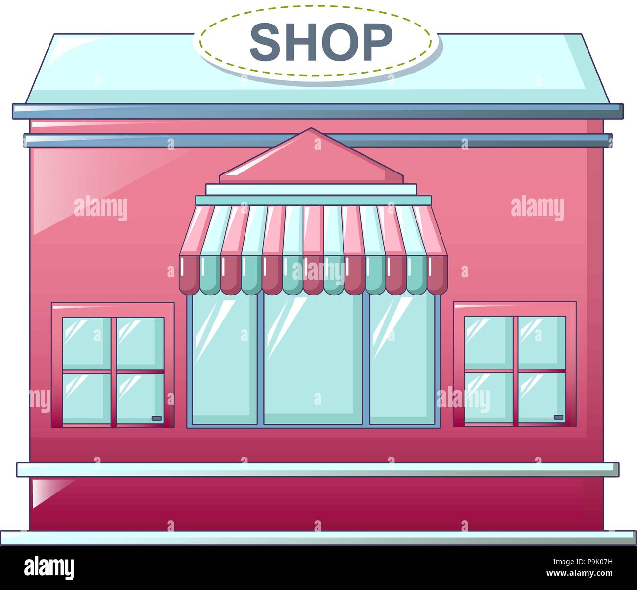 Street shop icon, cartoon style Stock Vector Image & Art - Alamy