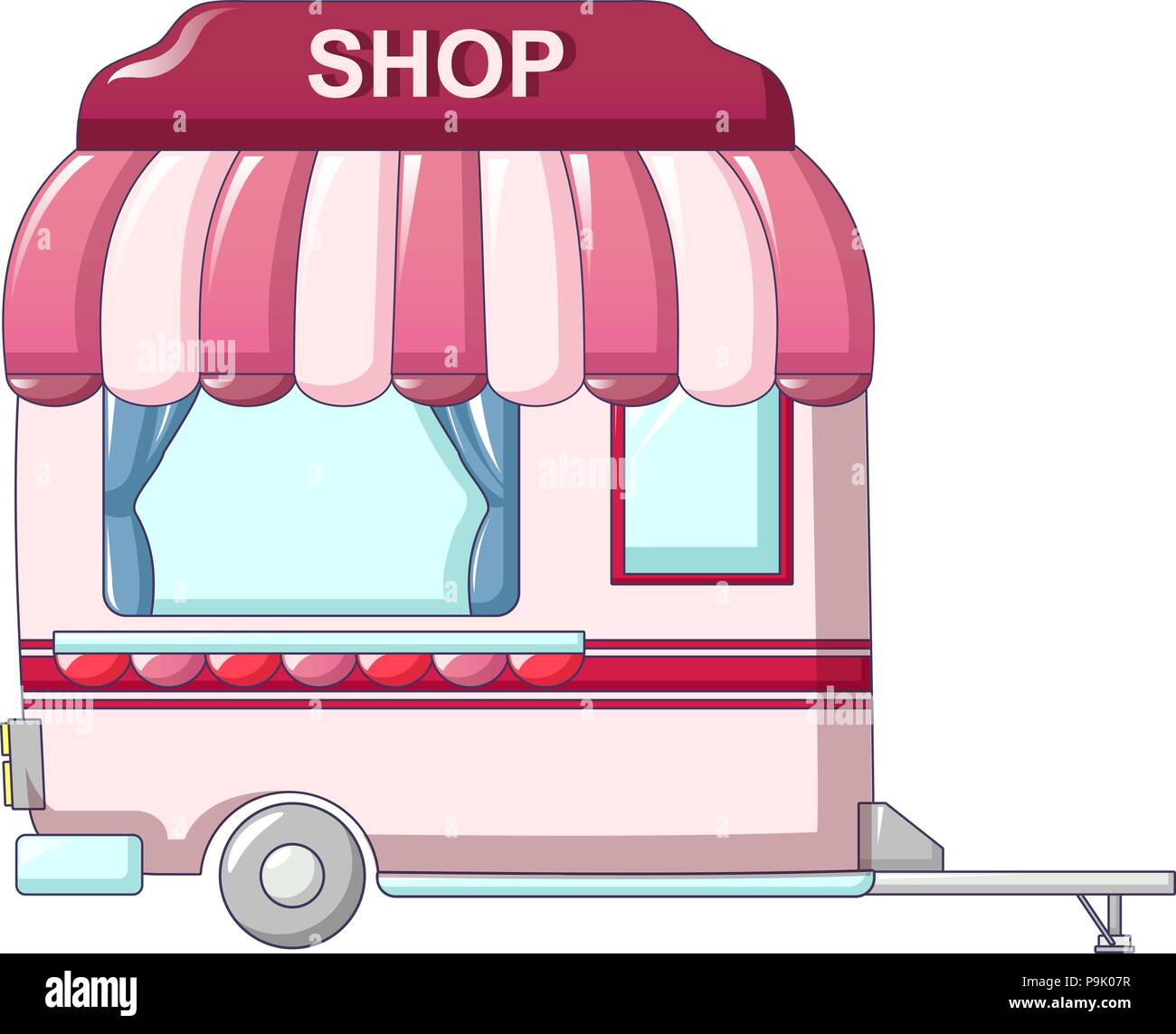 Auto street shop icon, cartoon style Stock Vector Image & Art - Alamy