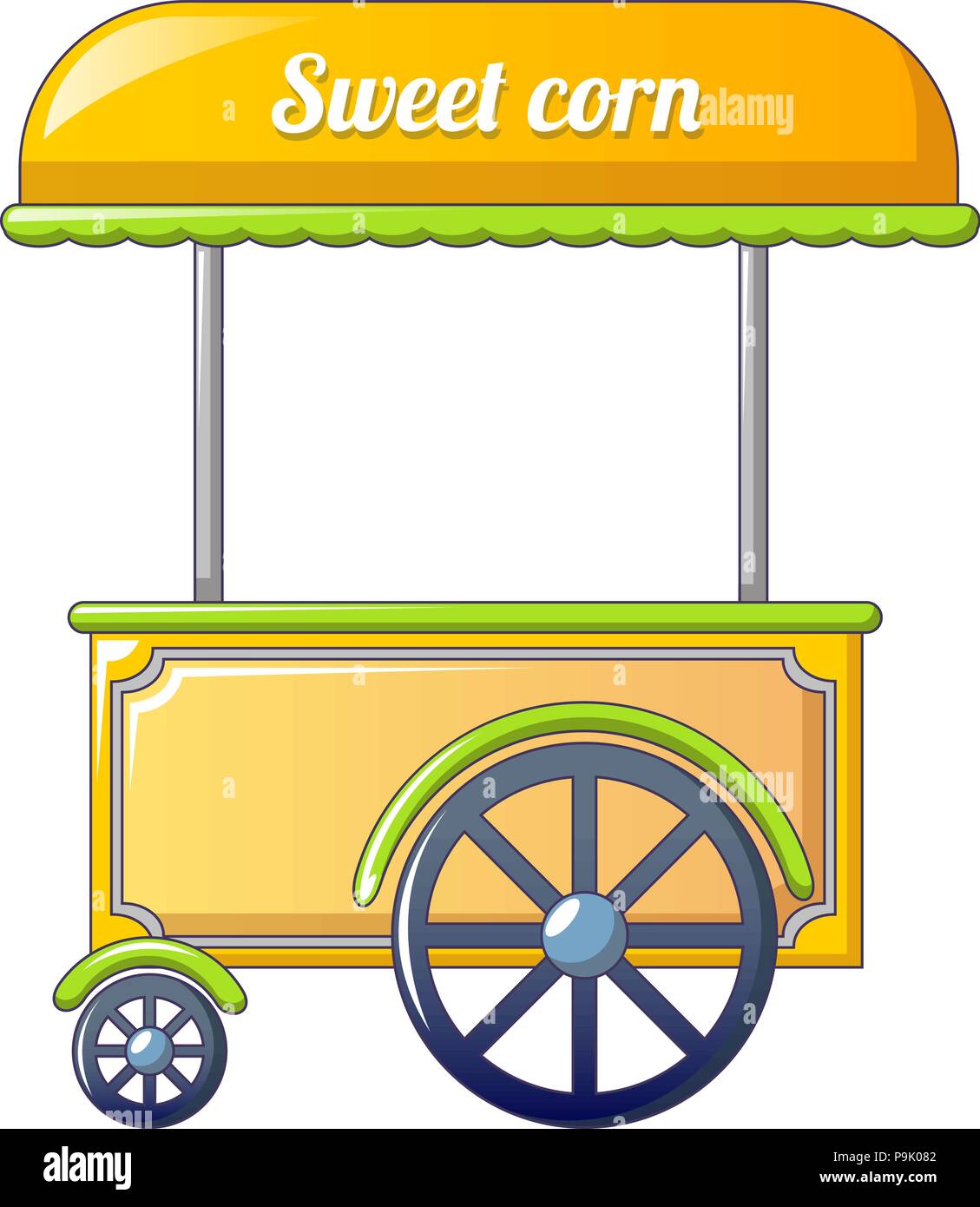 Street food stall outside Stock Vector Images - Alamy