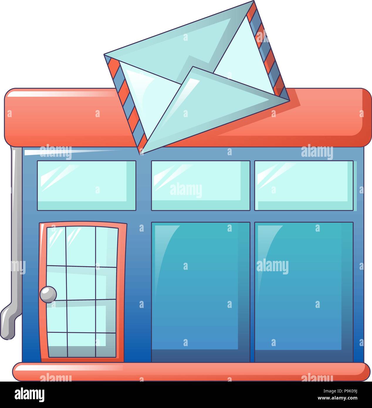 Postal office icon, cartoon style Stock Vector Image & Art - Alamy