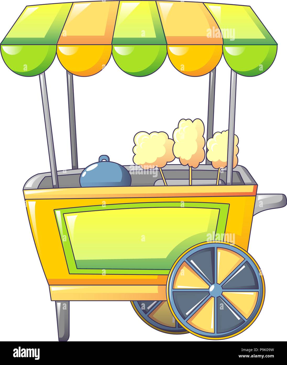 Popcorn shop icon, cartoon style Stock Vector Image & Art - Alamy