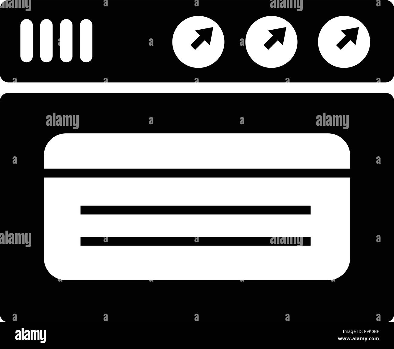 Oven icon, simple style Stock Vector Image & Art - Alamy