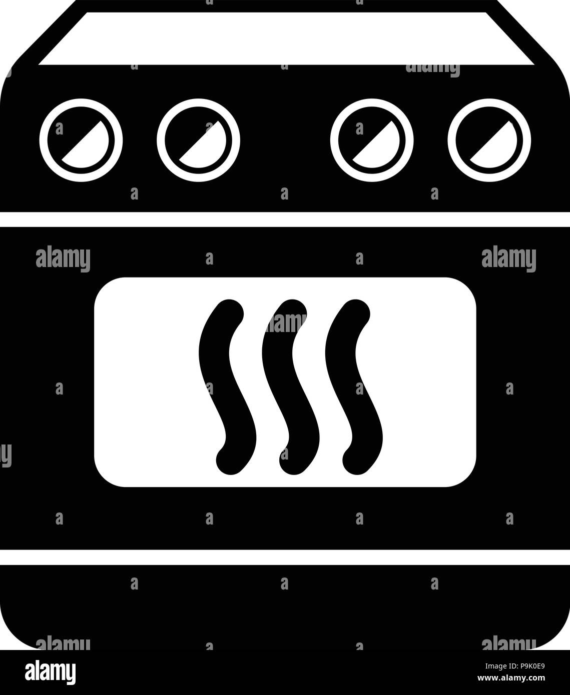 Induction stove icon, simple style Stock Vector Image & Art - Alamy