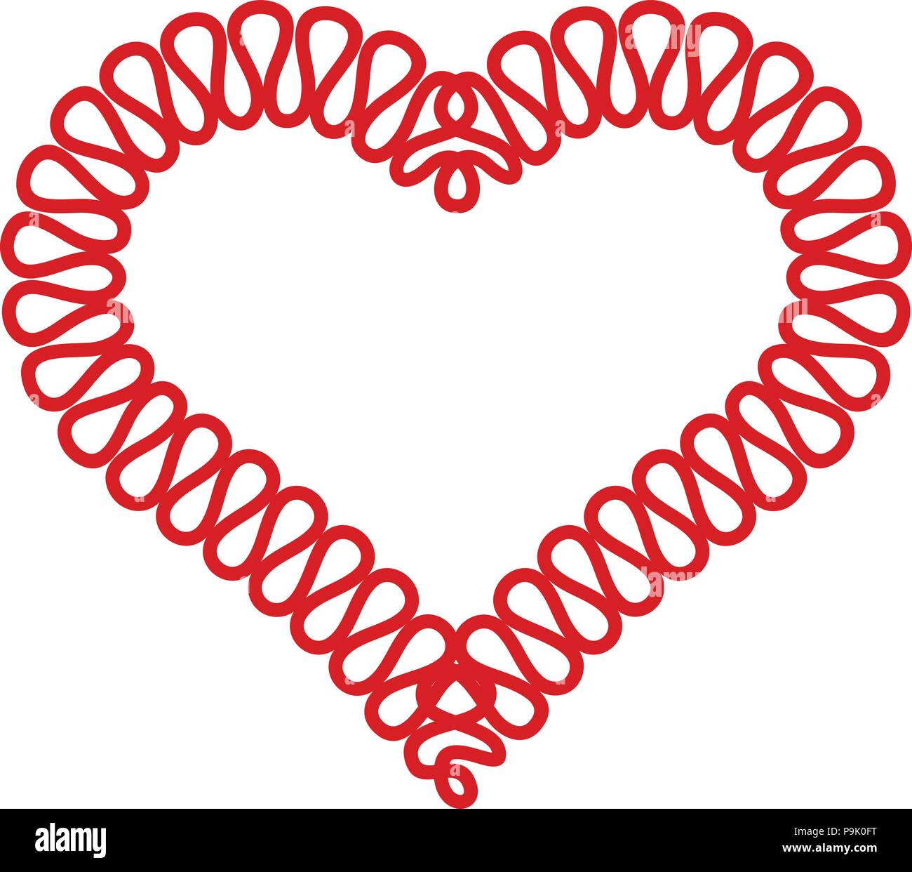 Heart symbol icon, simple style Stock Vector Image & Art - Alamy
