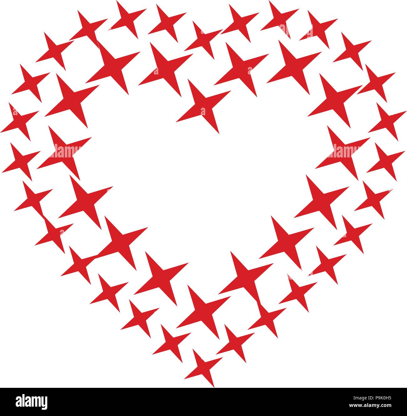 Star heart icon, simple style Stock Vector Image & Art - Alamy