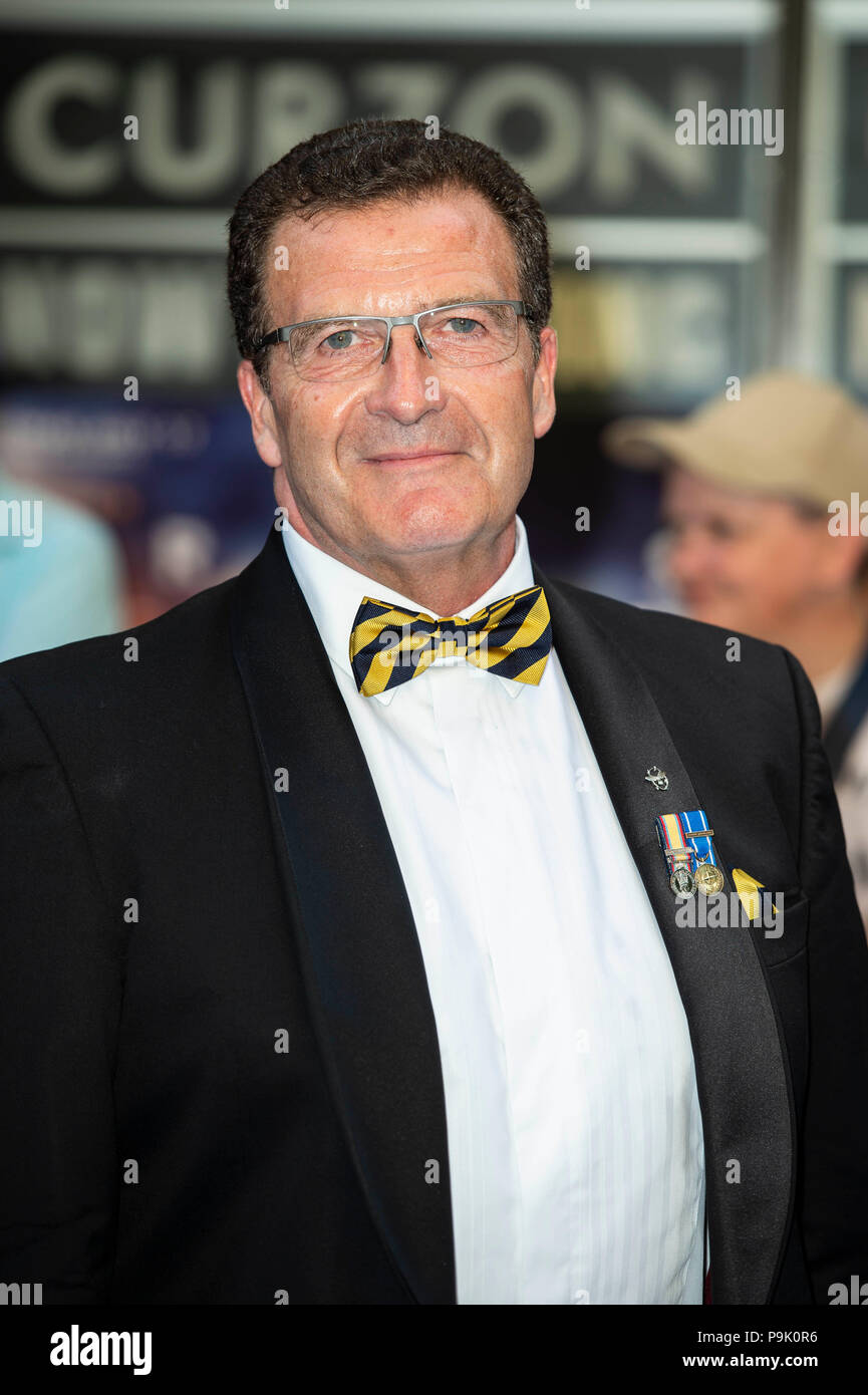 London, UK. John Nichol at the World Premiere of 'Spitfire' at The ...